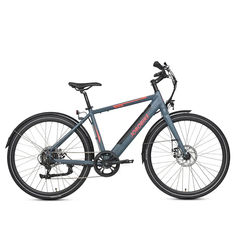 JOBOBIKE Viva 250W Electric City Bike 7-Speed 22KG Lightweight Step-Th ...